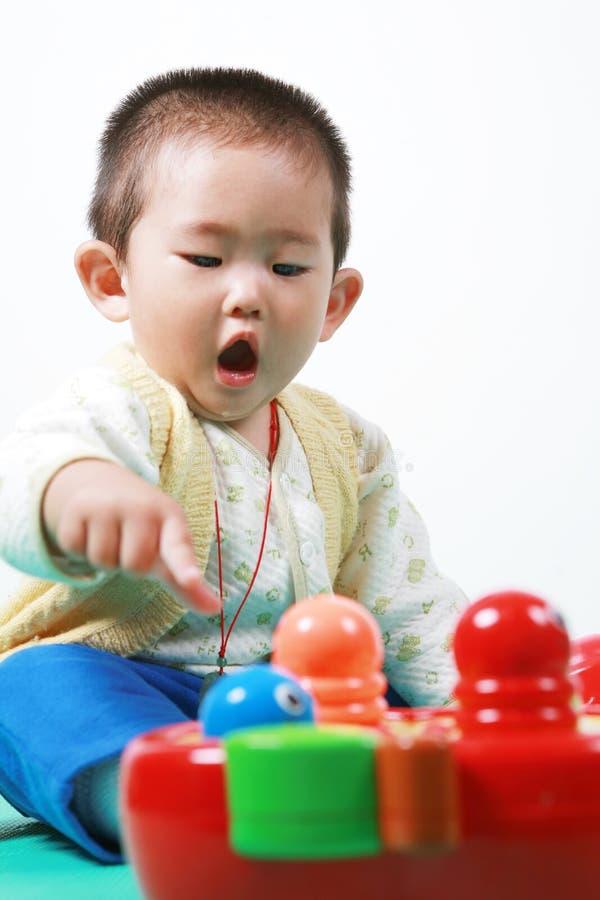 Chinese baby stock image. Image of cheerful, childhood - 6700473