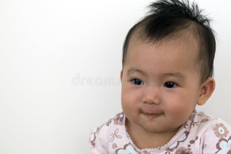 A Chinese baby under tree stock photo. Image of oneself - 6730786