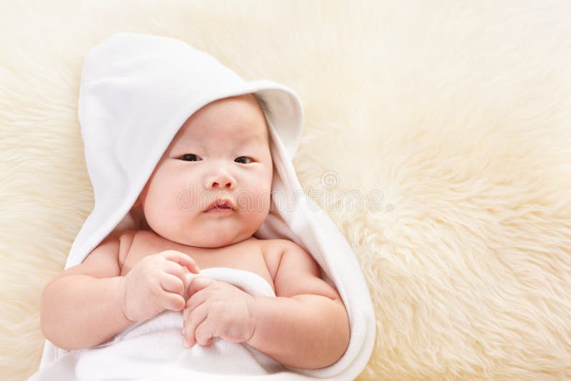 Chinese baby face smirking stock photo. Image of looking - 19376676