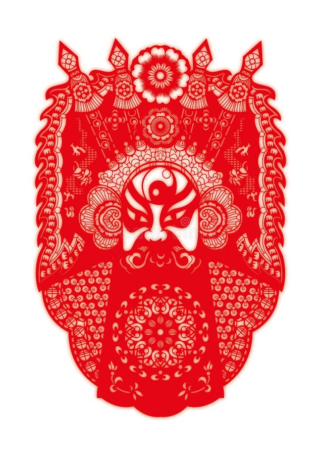 Chinese Beijing Opera stock vector. Illustration of hero - 17300731