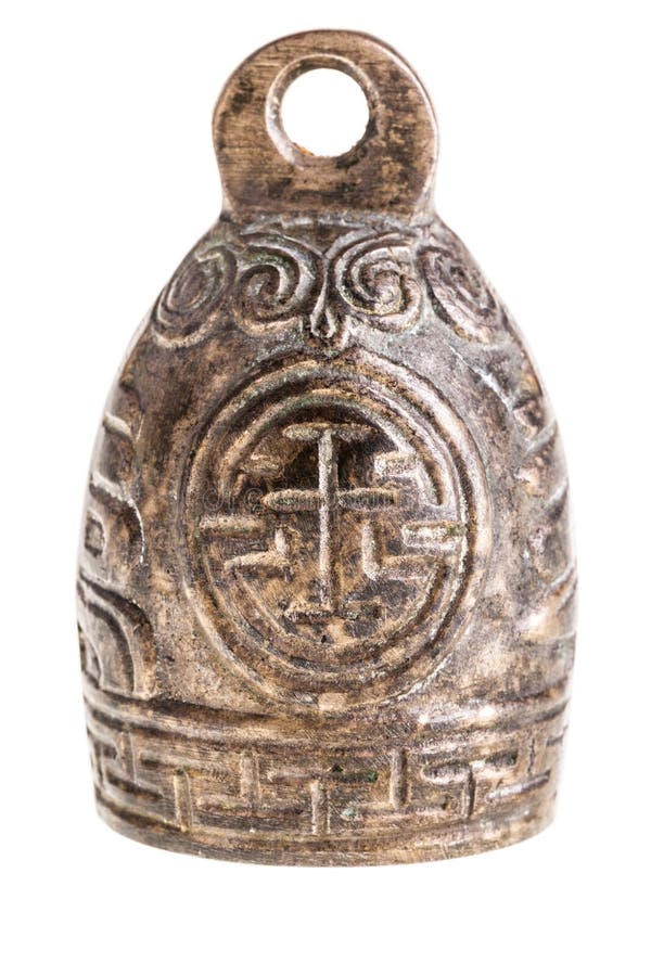 Ancient chinese bell stock image. Image of monastery - 61857123