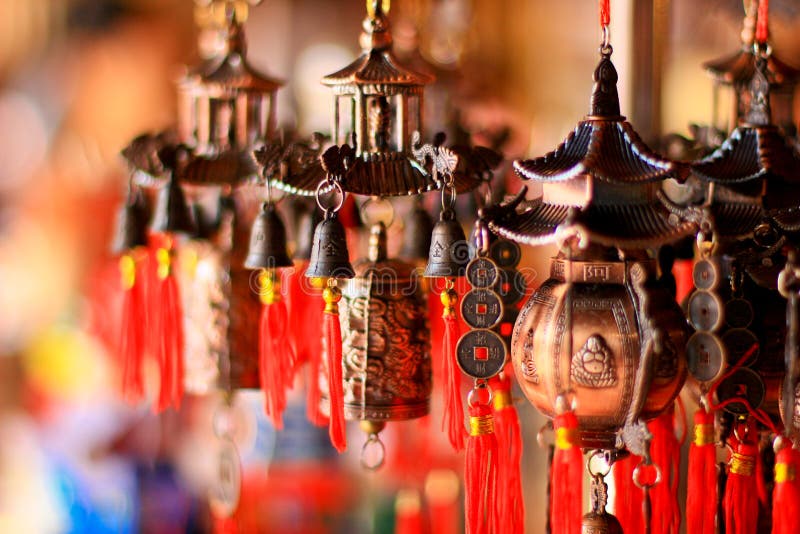 Chinese bells stock image. Image of money, chinese, asian - 41879551