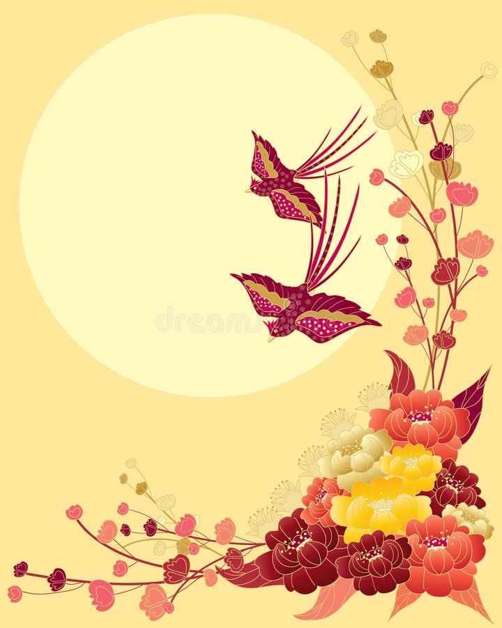 Chinese bird design stock vector. Illustration of artwork - 24770250