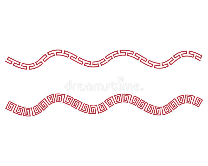 Chinese border design stock vector. Illustration of symbol - 140382524