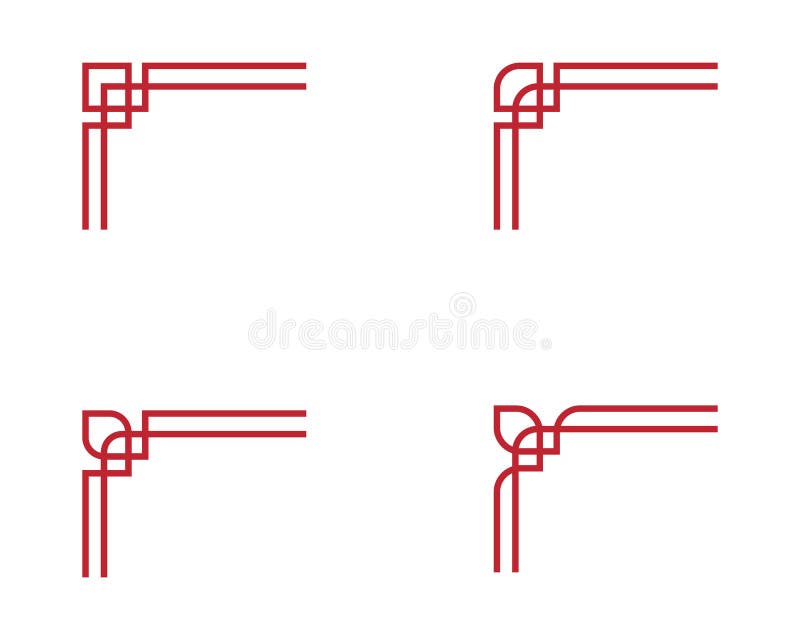 Chinese border design stock vector. Illustration of decoration - 140383668