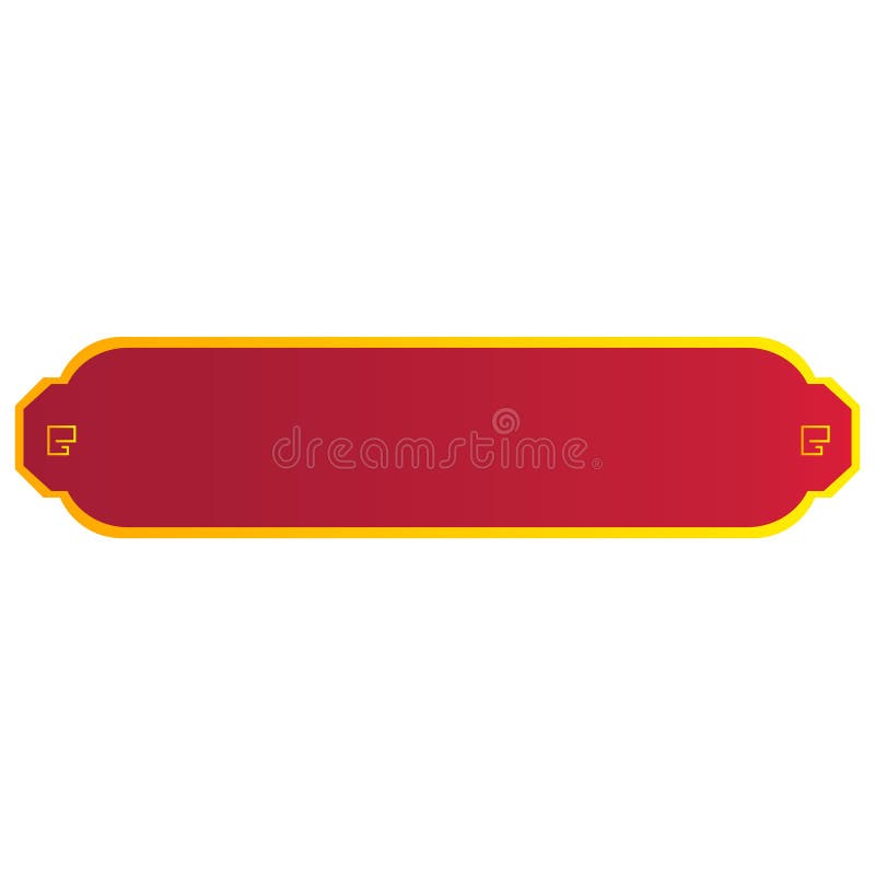 Chinese Border Illustration Isolated on White Background. Vector ...