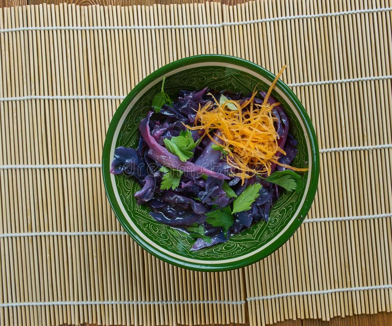 Chinese Braised Red Cabbage Stock Image - Image of anise, fruit: 100914337