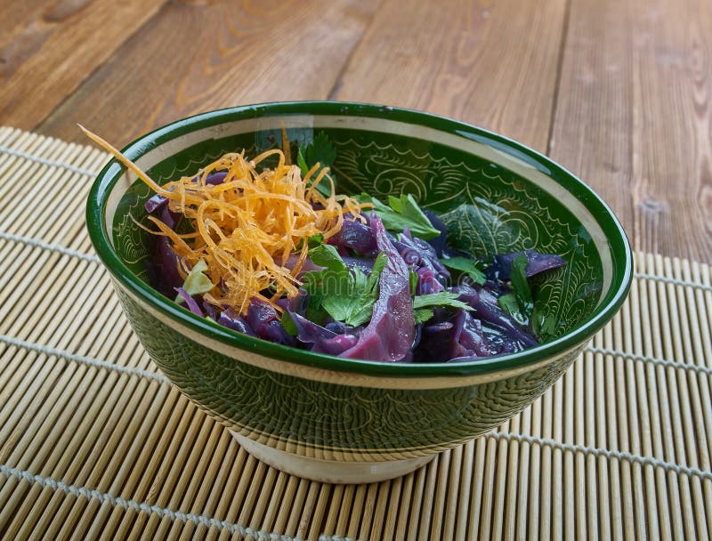 Chinese Braised Red Cabbage Stock Image - Image of nutrition, natural ...