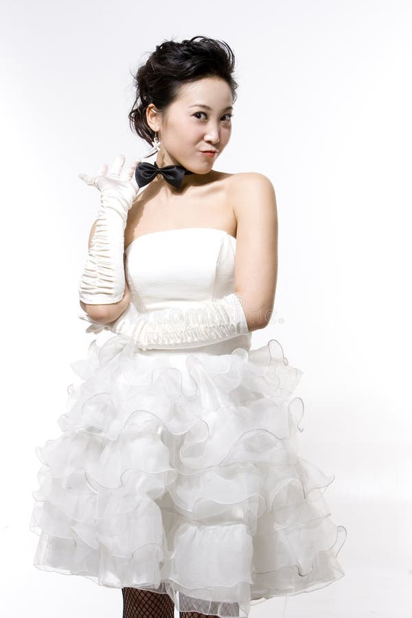 Chinese bride stock image. Image of dances, cravat, hope - 5371655