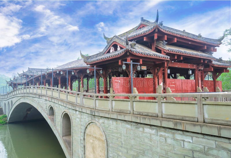 Chinese bridge stock image. Image of tourism, chinese - 30567309