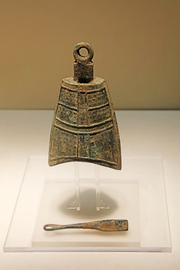 Chinese Bronze Bells, Unearthed Cultural Relics Editorial Stock Photo ...