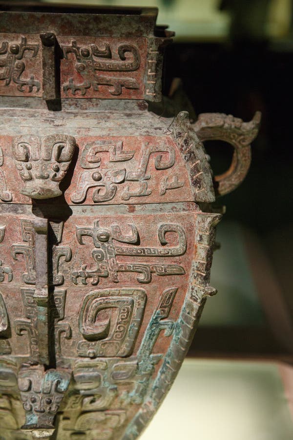 Chinese bronze ware editorial image. Image of painting - 36635605