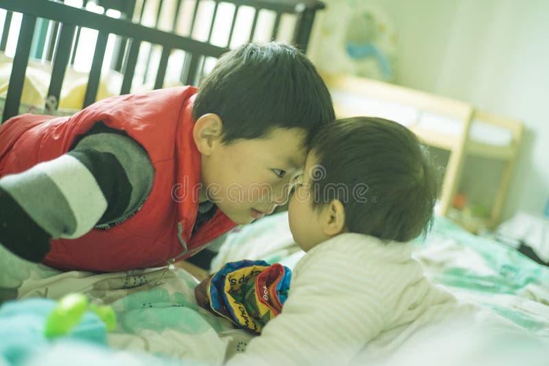 The Chinese brother stock image. Image of little, young - 39167755