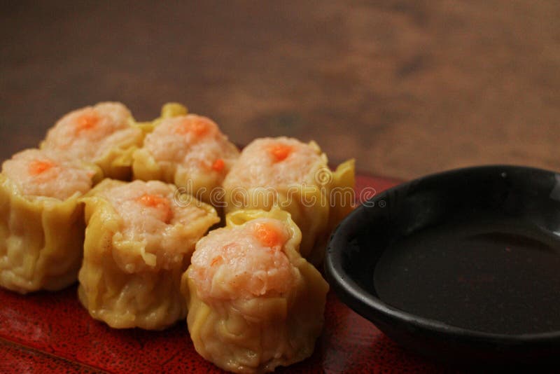 Chinese Brunch , Dim-Sum, Su Mai, Stuffed Dumpling Stock Image - Image ...