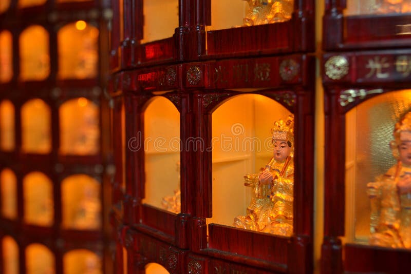 A Chinese-Buddhist Amulet, that Called As Ping an Deng. Stock Photo ...