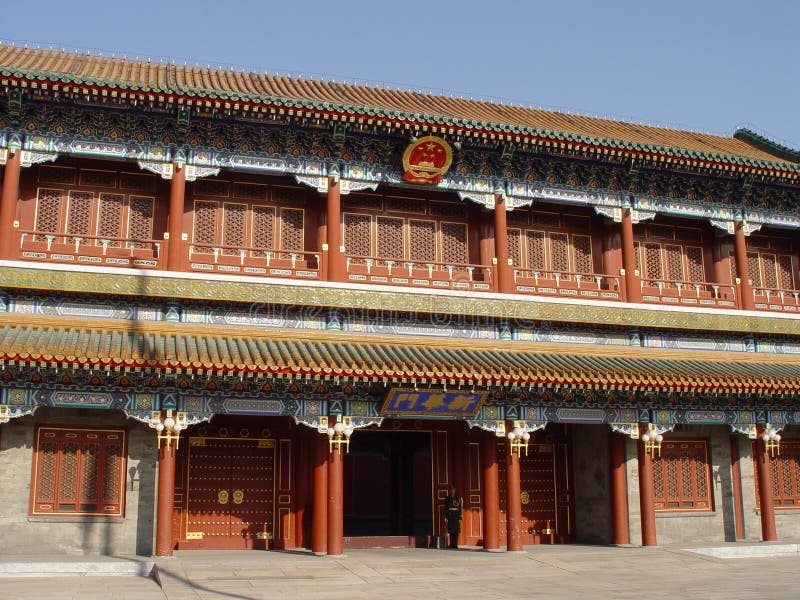 Chinese building stock image. Image of cultural, emperor - 583035