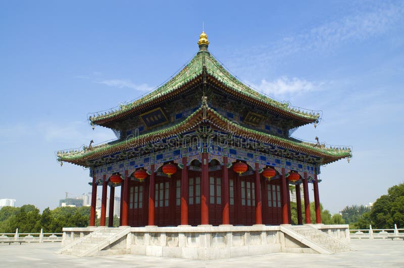 Traditional chinese pagoda stock image. Image of culture - 5312331