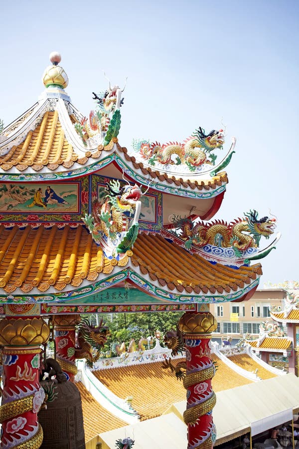 Chinese building stlye3 stock photo. Image of decorated - 35834676