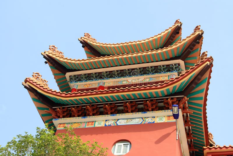 Chinese buildings stock image. Image of green, asian, buildings - 7174893