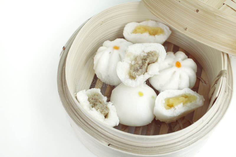 Chinese bun - dim sum stock image. Image of restaurant - 55635383