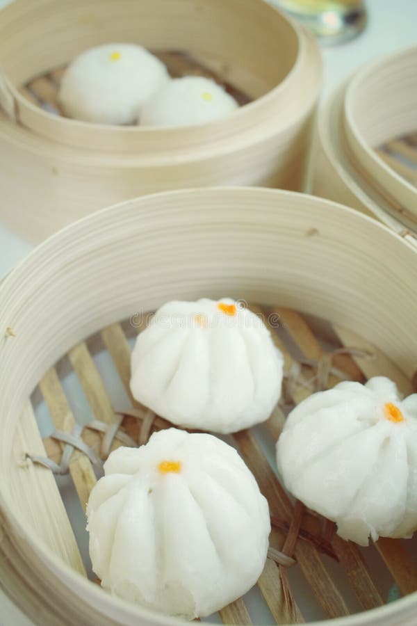 Chinese bun - dim sum stock photo. Image of fast, fresh - 55635332