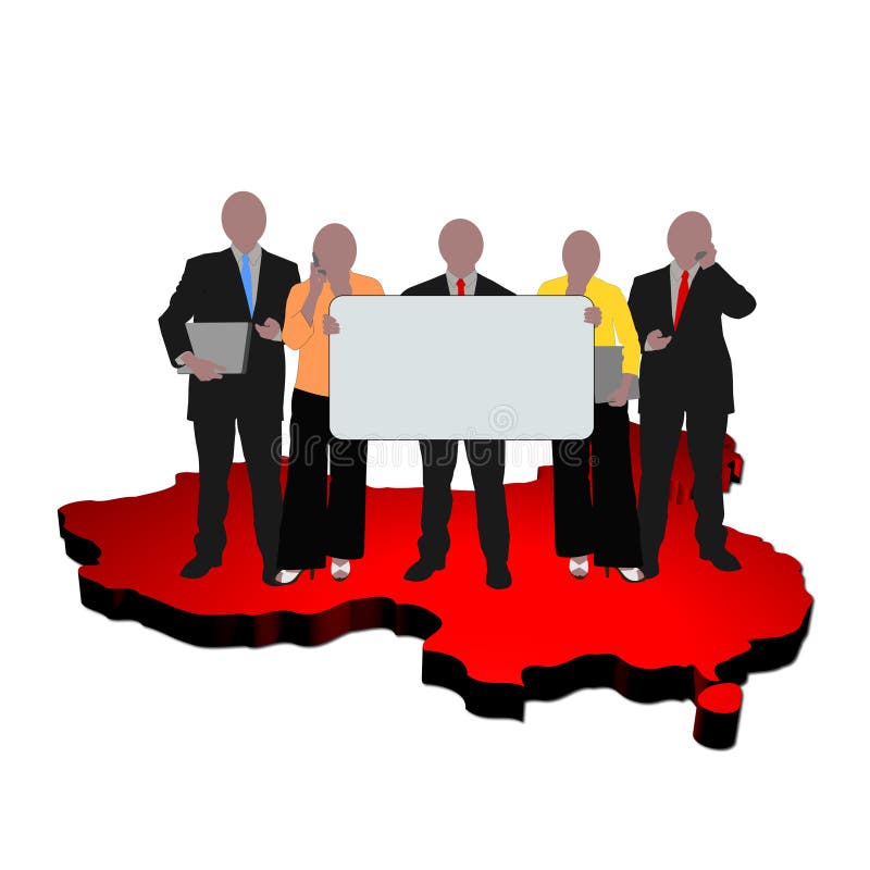 Chinese business team stock illustration. Illustration of china - 10593874