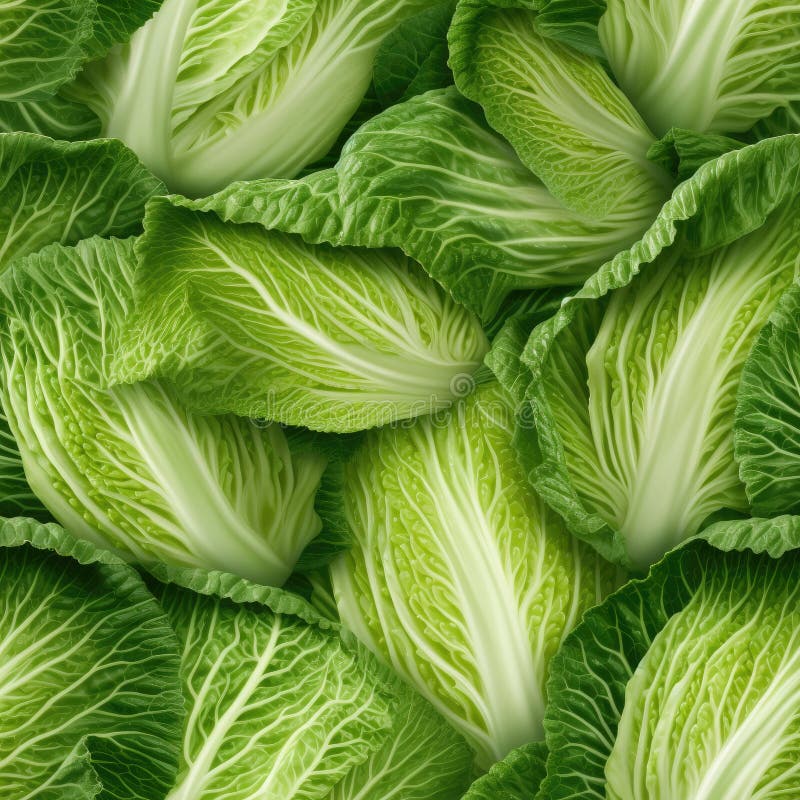 Chinese Cabbage Pattern Ultra Realistic Stock Illustration ...