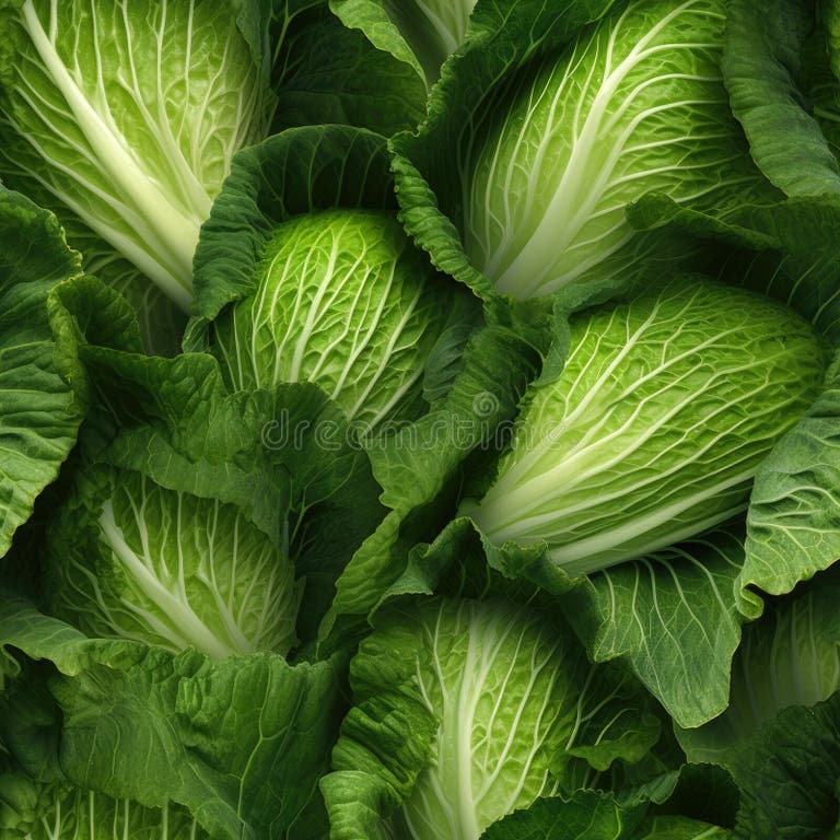 Chinese Cabbage Pattern Ultra Realistic Stock Illustration ...