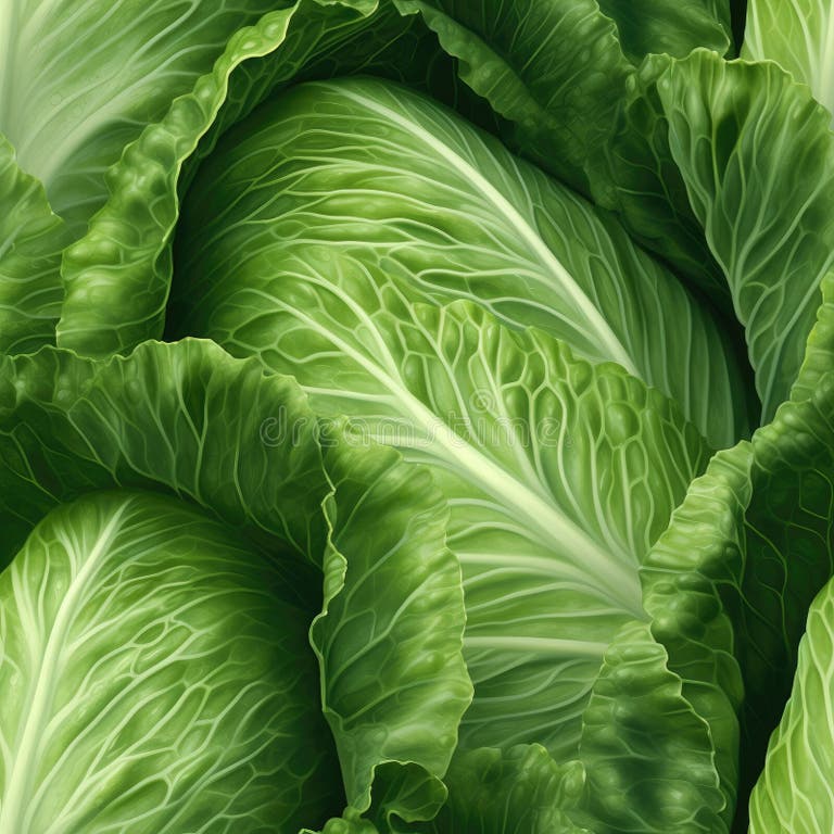 Chinese Cabbage Pattern Ultra Realistic Stock Illustration ...