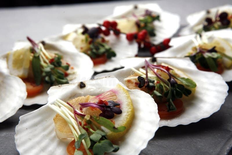 Chinese cake on shells stock photo. Image of lunch, dish - 77416024