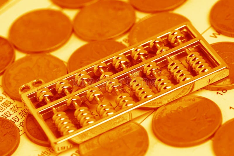 Chinese Calculator And Coin Stock Image - Image of finance, chinese ...