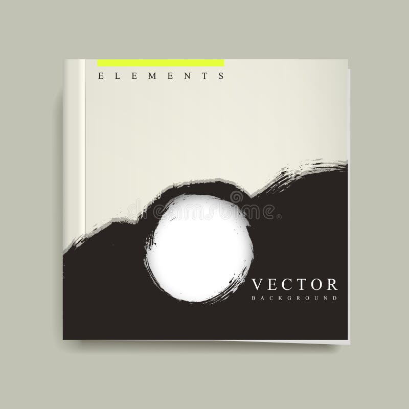 Notebook Style One Page Website Design Template Stock Vector ...