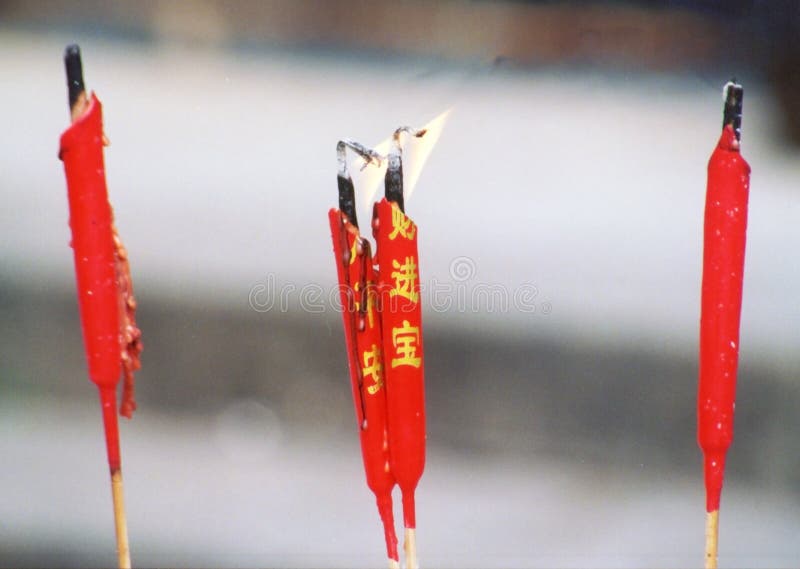 Chinese candles stock image. Image of guangdong, candle - 7762351