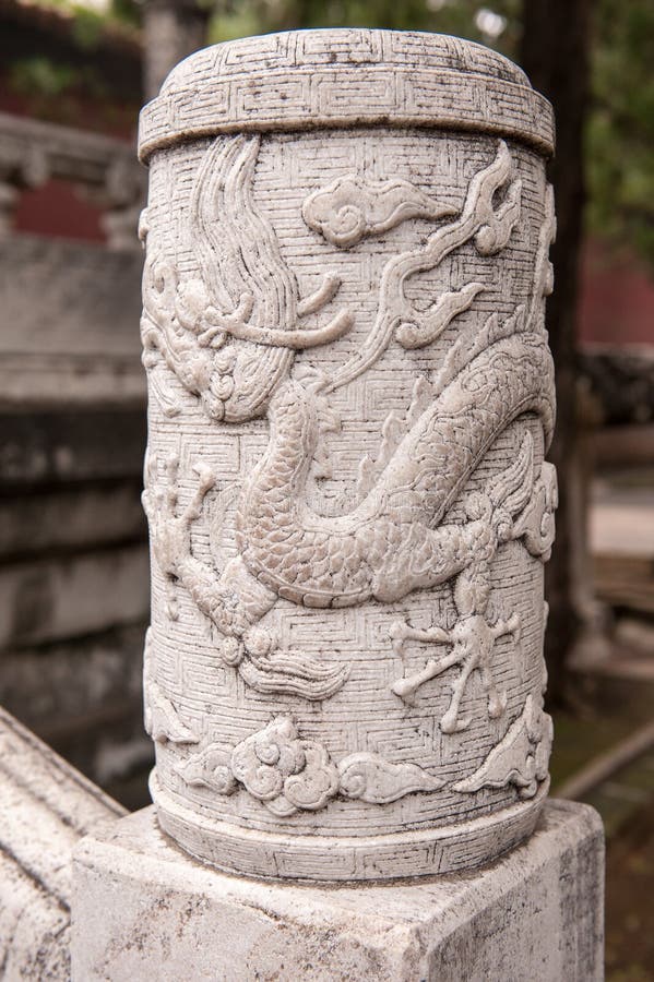 Chinese stone lion stock image. Image of nose, protection - 28272149