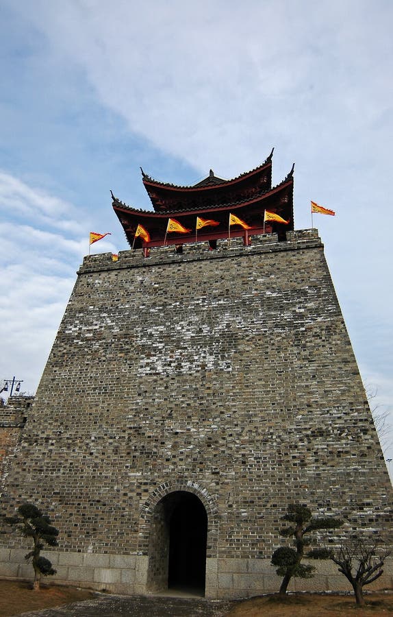Chinese Castle stock photo. Image of traditions, china - 12528748