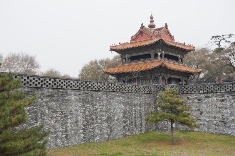 Chinese castle tower stock photo. Image of classic, architecture - 28939968