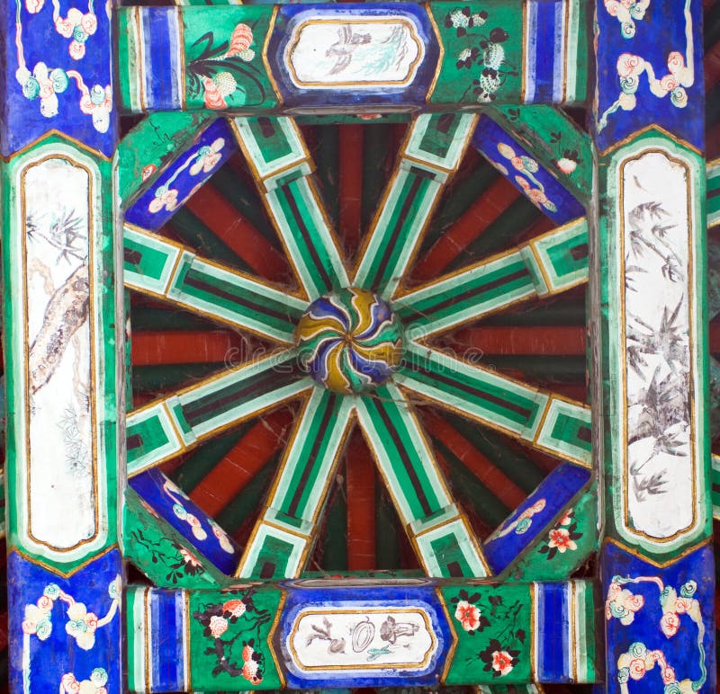 Chinese ceiling stock image. Image of asia, architectural - 12531587