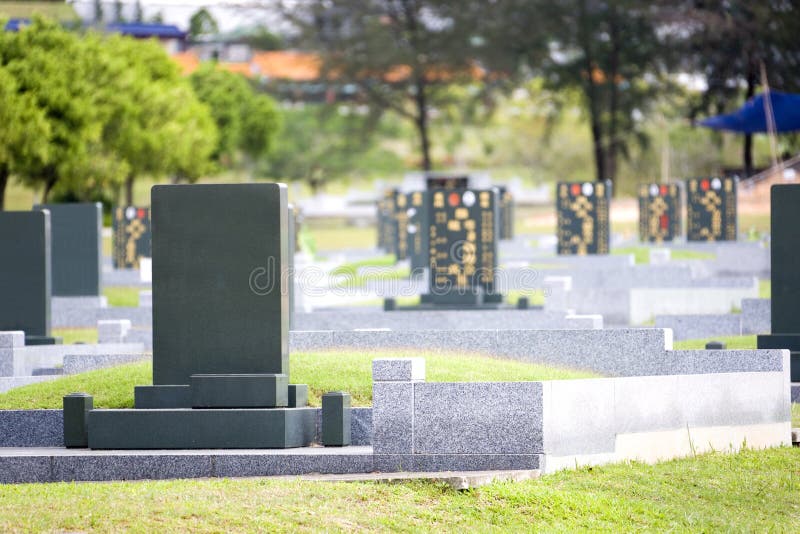 Chinese Cemetary stock photo. Image of graveyard, monument - 4377980