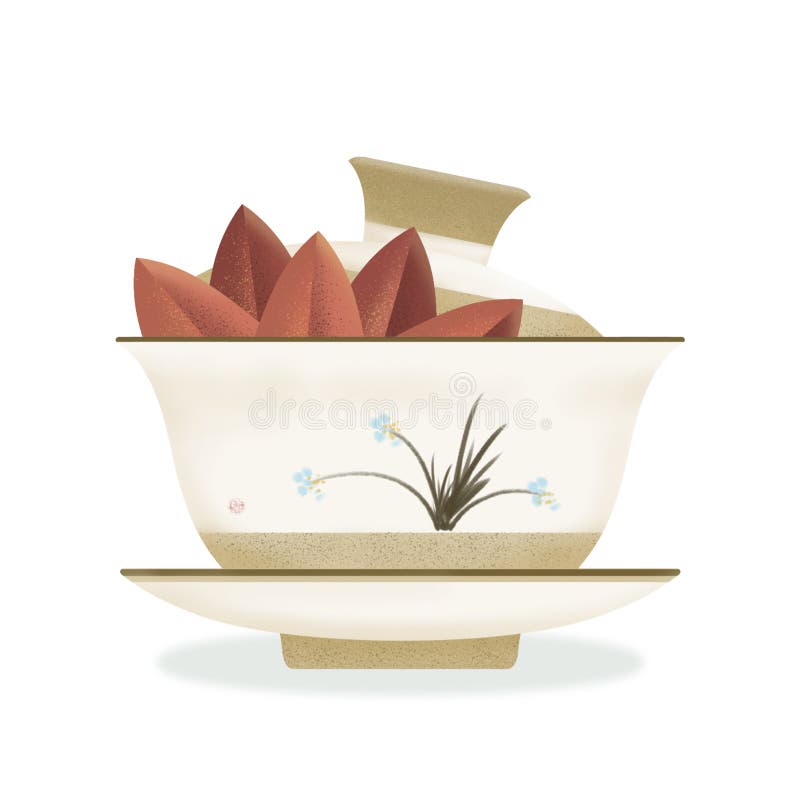 Chinese Ceramic Gaiwan Stock Illustrations – 88 Chinese Ceramic Gaiwan ...