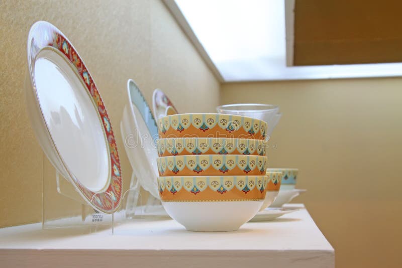 Chinese ceramic ware stock image. Image of products - 216406593