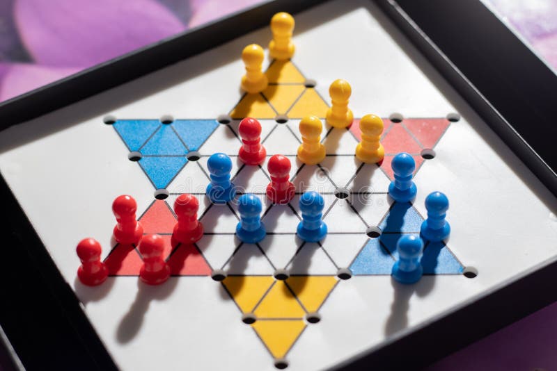 Chinese checker board game stock photo. Image of strategy - 258210042