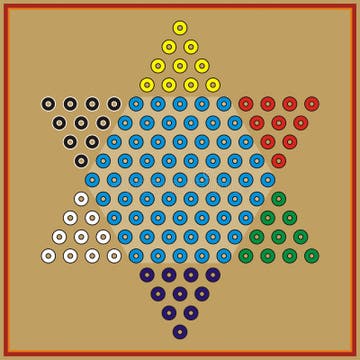 Chinese Checker-Print/Gift stock illustration. Illustration of blue ...