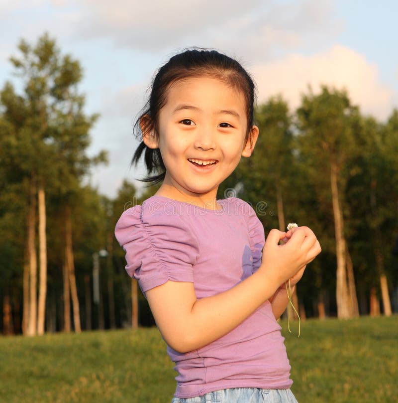 The Surprised Chinese girl stock image. Image of little - 21608765
