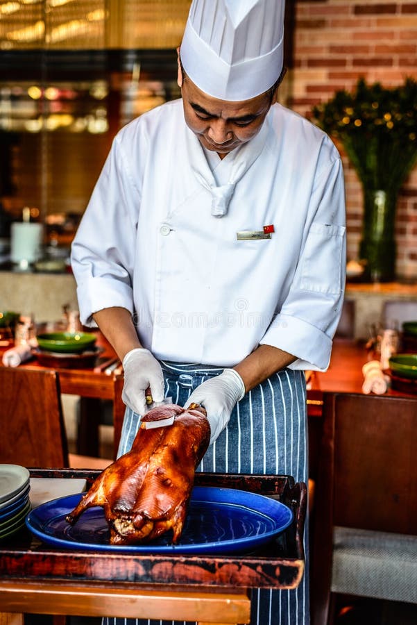 Chinese Chef Hand Made Noodles Editorial Photography - Image of ...