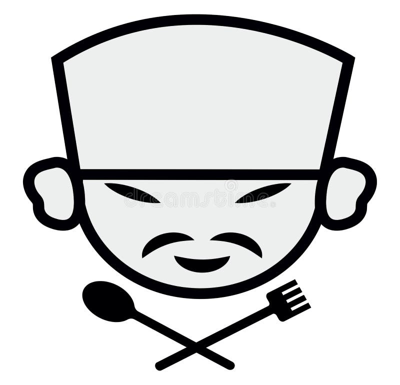 Chinese chef, icon stock vector. Illustration of delicious - 260372704
