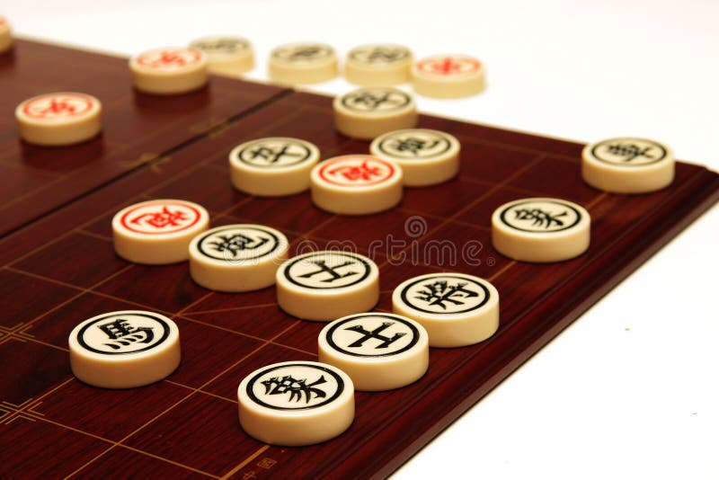 Chinese chess stock photo. Image of calligraphy, pieces - 2283568