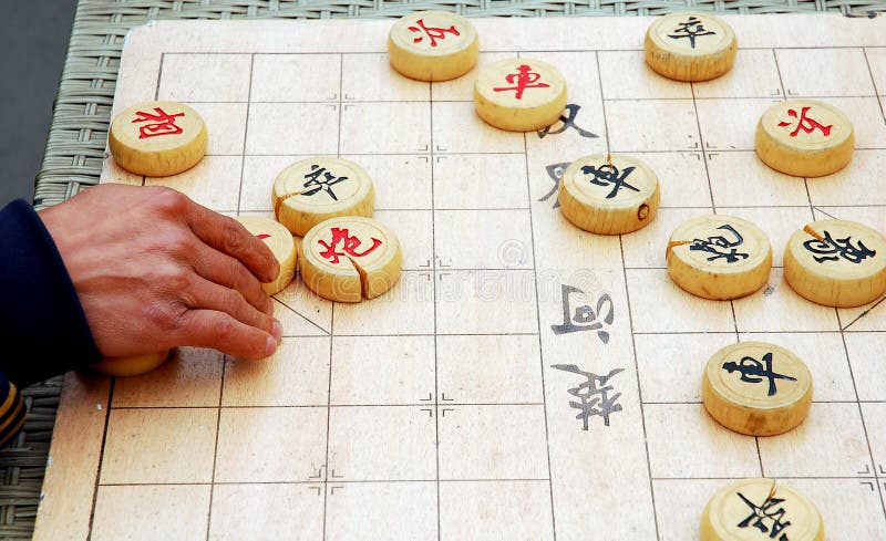 Play Chinese Chess stock photo. Image of history, motives - 21473880