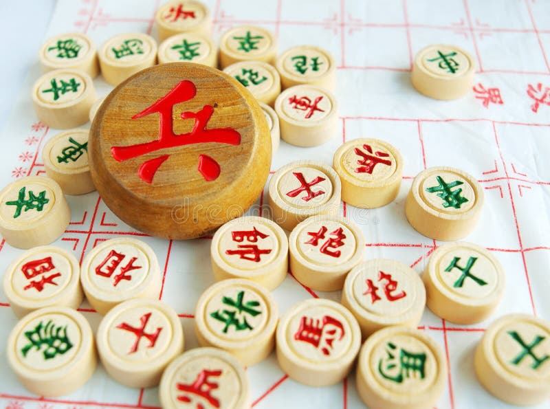 Chinese Chess stock photo. Image of pawn, board, recreation - 26736906
