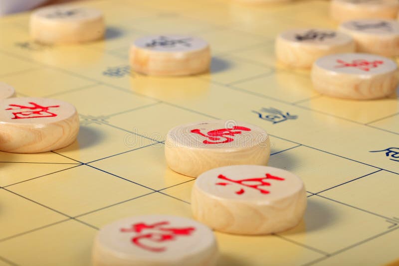 Chinese chess stock photo. Image of skill, competition - 99272978