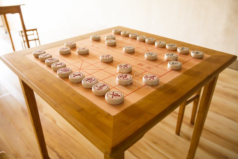 Chinese chess stock image. Image of intellect, leisure - 126513189